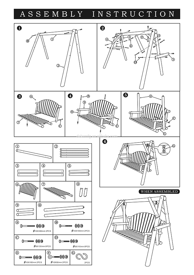 Porch Swings - Buy Porch Swings, Wood Swing, Long Swing Product on ...